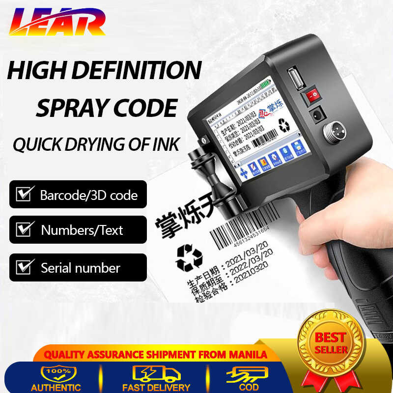 Automatic hand-held date coding hine with digital ink for bottle caps ...