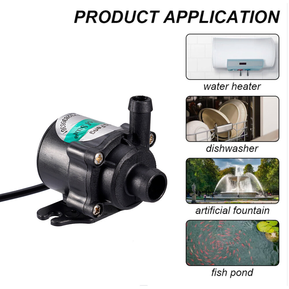 Brushless DC Water Pump Solar Water Pump 12V 800L/H Fish Water Pool Kit ...