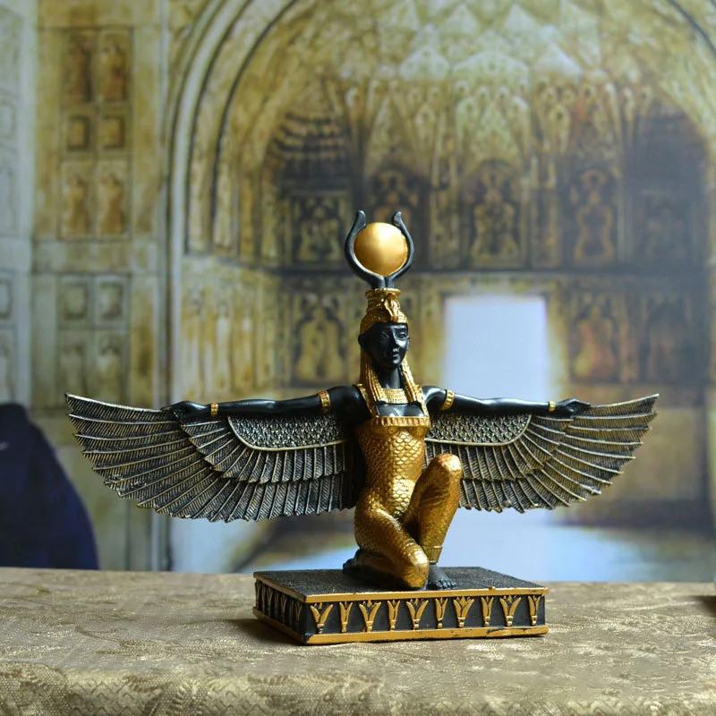 Ancient Egypt Isis Statue Egyptian Magic Marriage Goddess Figurines ...