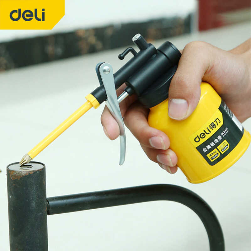 Clear DELI 500ML High Pressure Oiler Grease Gun Extended Sprinkler ...
