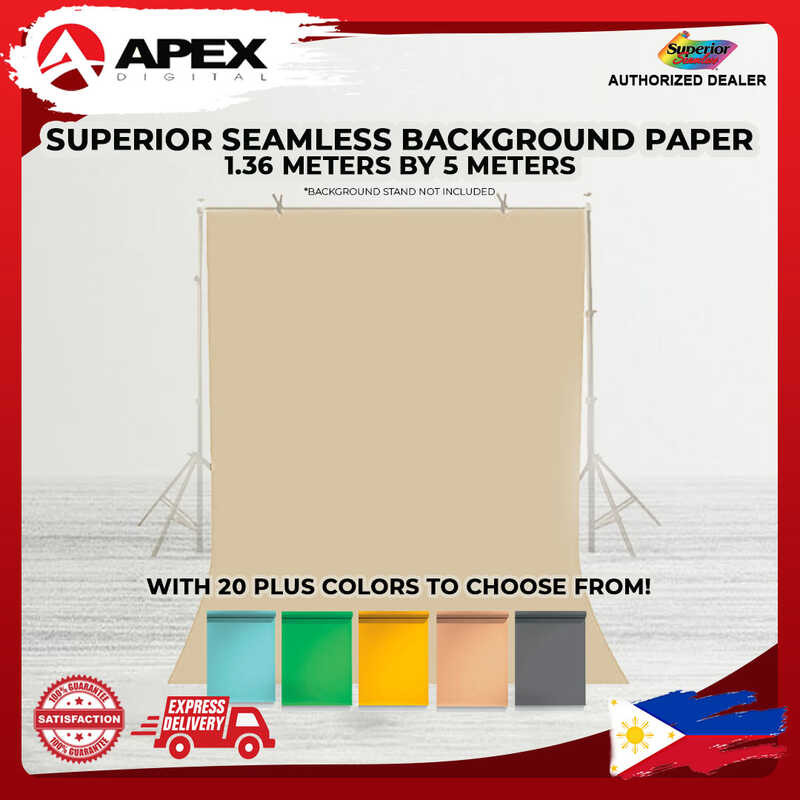 Photography Superior Background Seamless Paper Roll (1.36M By 5M / 4 ...
