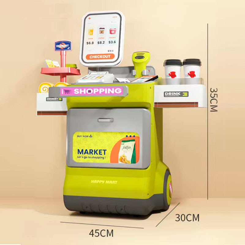 ABC BaBy Cashier Toy for Girl Big Supermarket Grocery Store with Money ...