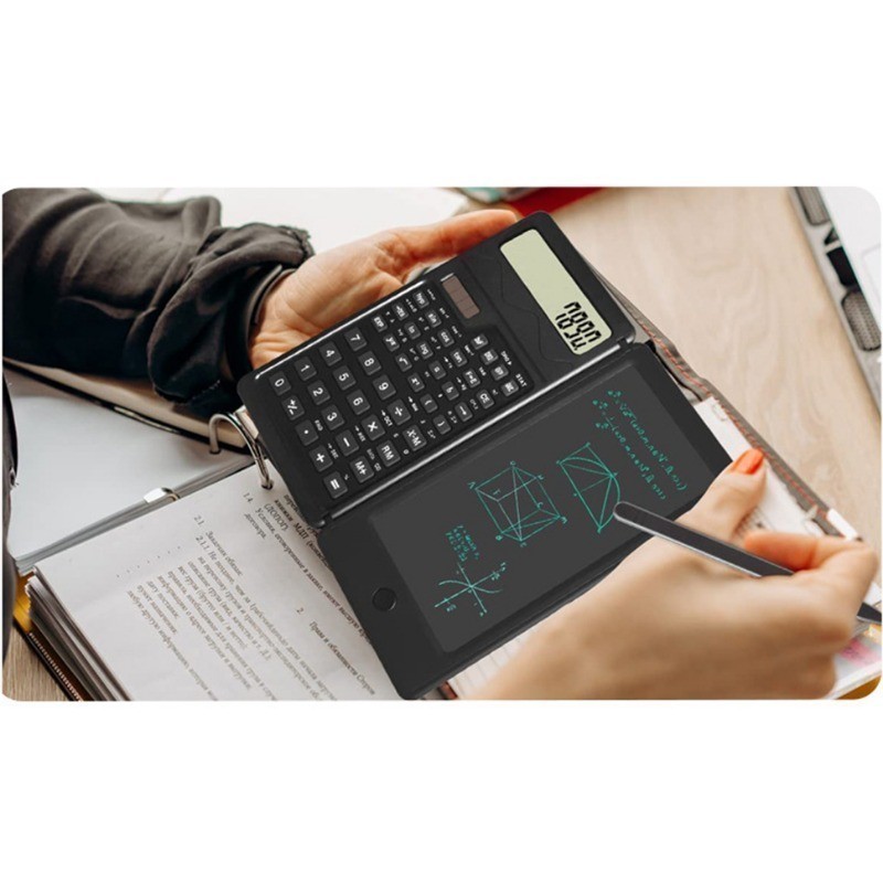 Scientific Calculator 3 in 1 Foldable Student Calculator Handheld Math Calculator Computer with ...