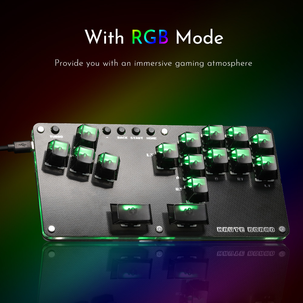 Haute42 Gamerfinger Hitbox Fighting Game Mini Game KeyBoard Arcade ...