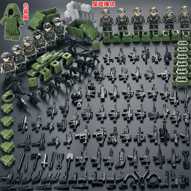 33 Chinese Building Blocks Military Base Command Center Scene Boys ...