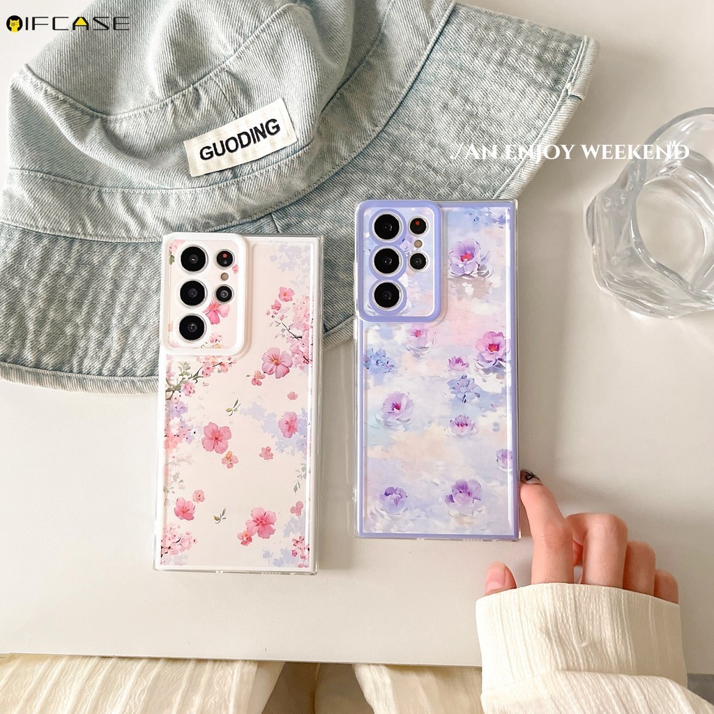 For Realme 8 7 6 5 3 Pro 8s 8i 7i 6s 6i 5s 5i 4G Phone Case Pink Purple ...