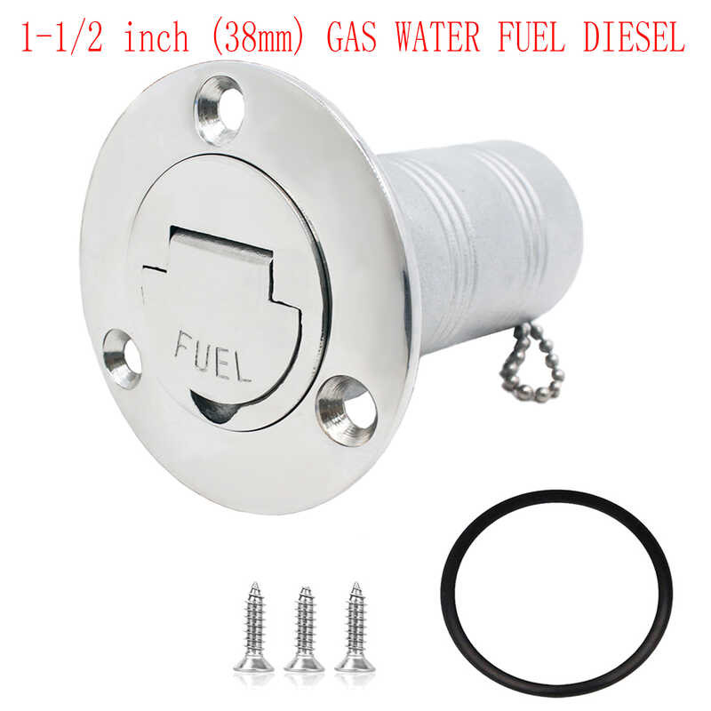 1-1/2"(38Mm) 、 Boat Deck Fill/Filler Tank Neck Keyless Cap GAS WATER ...