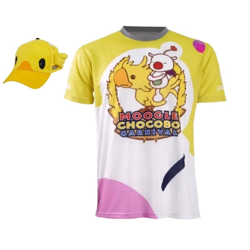 § Final Sy XV Ff15 Noctis Caelum Lucis T-Shirt Hat Set FFXV Moogle ...