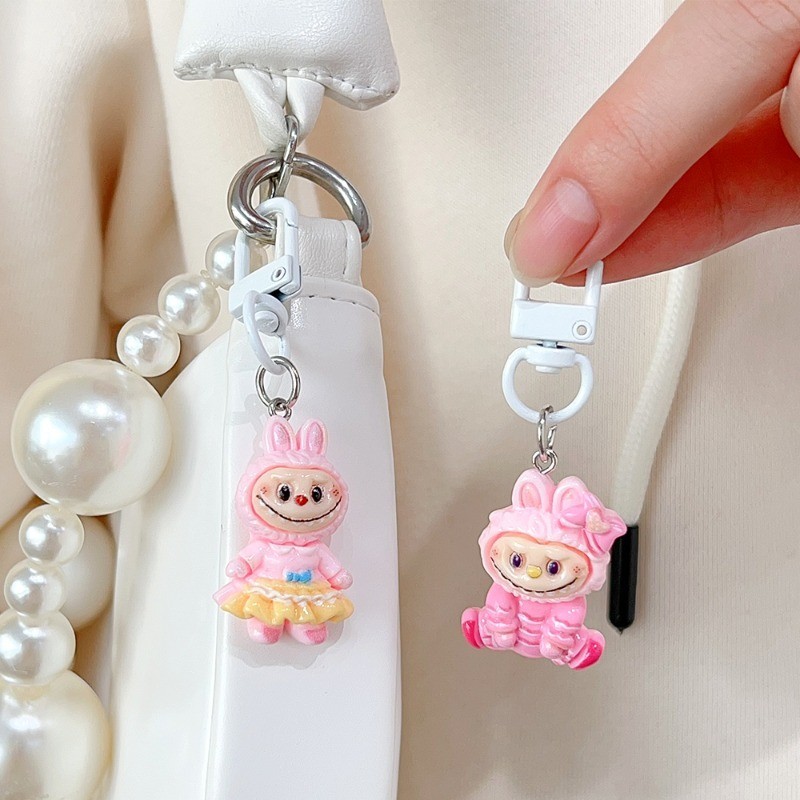 Labubu Pendant Doll Animal Figure Keychain Cartoon Cute Multicolorful ...