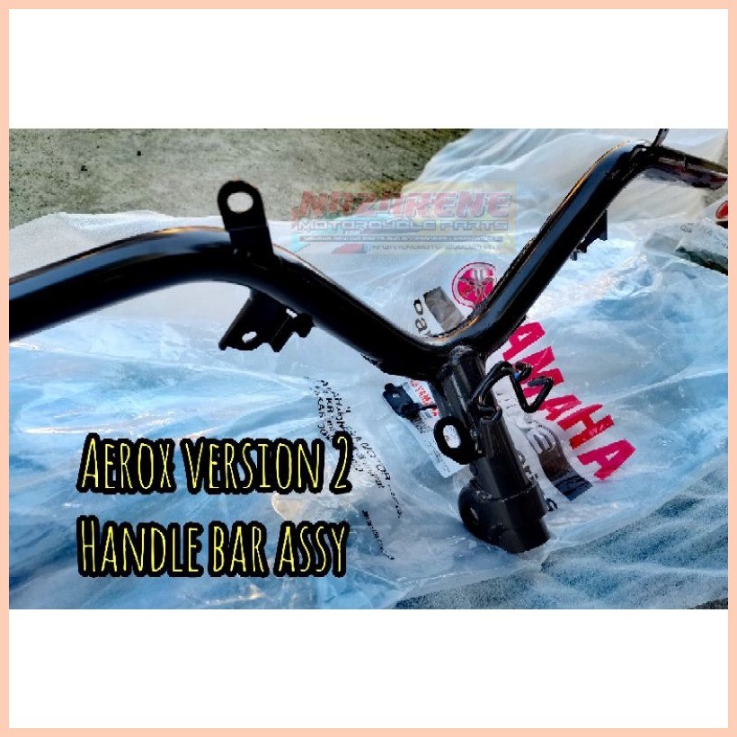 Aerox v2 Handle bar Assy Yamaha genuine (Bbp) | Shopee Philippines