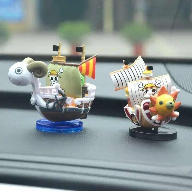 Anime One Piece Ship Model Luffy Model Toy Super Cute Mini Ship ...