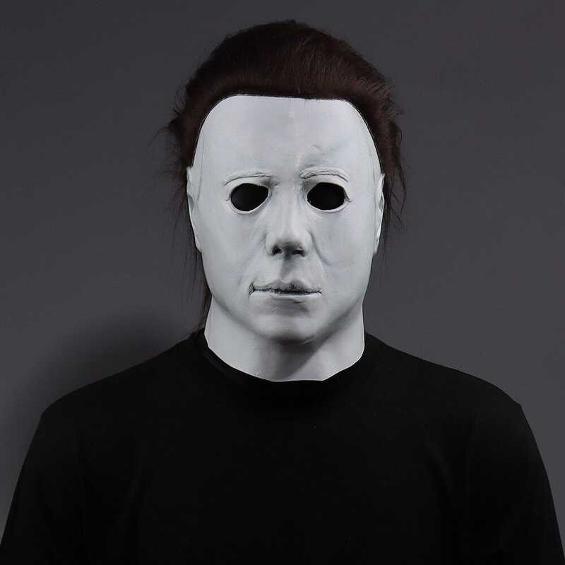 Halloween 1978 Michael Myers Cosplay Horror Bloody Killer Demon Latex ...