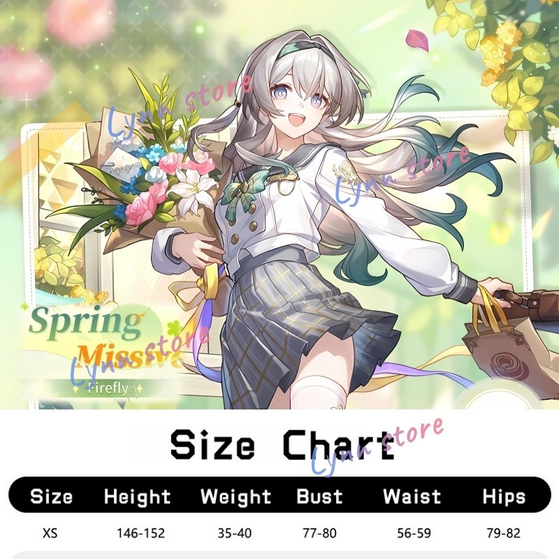 SPRING MISSIVE FIREFLY Cosplay Costume Game HONKAI STAR RAIL FIREFLY ...
