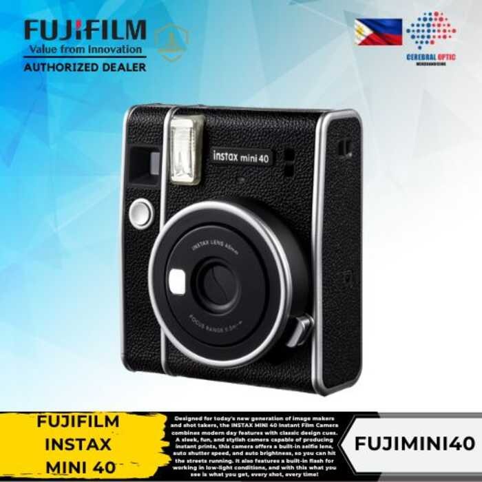 INSTAX FUJIFILM MINI 40 - Cerebral Optic Merchandising - | Shopee ...