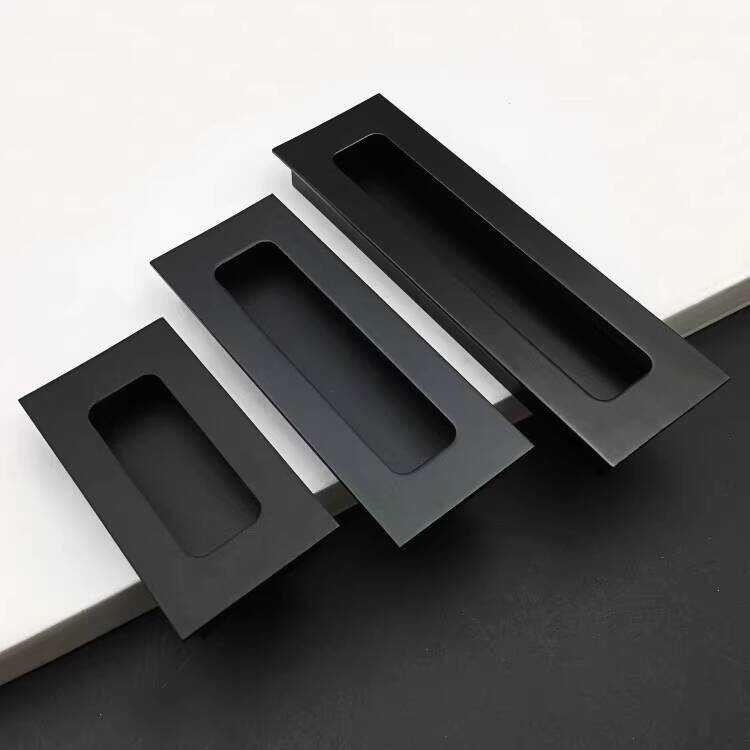 Concealed Handle Internal Embedded Modern Simple Sliding Door Small ...