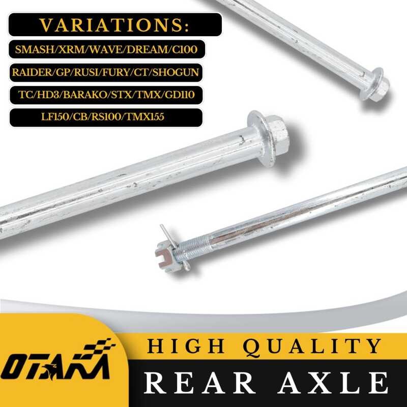 OTAKA Rear Axle For Motorcycle Smash/Xrm/Wave/Dream/C100/Raider J/Gp125 ...