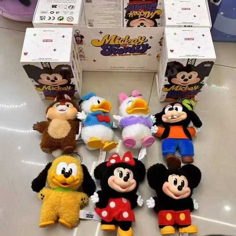 Spot MINISO Mouse Blind Box Minnie Vinyl Doll Family Series Plush ...