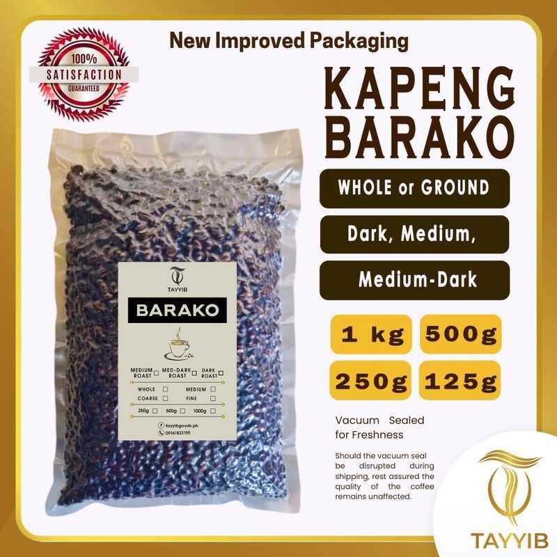 Kapeng Barako Batangas Lipa Pure Coffee Beans Dark Roast Medium-Dark ...