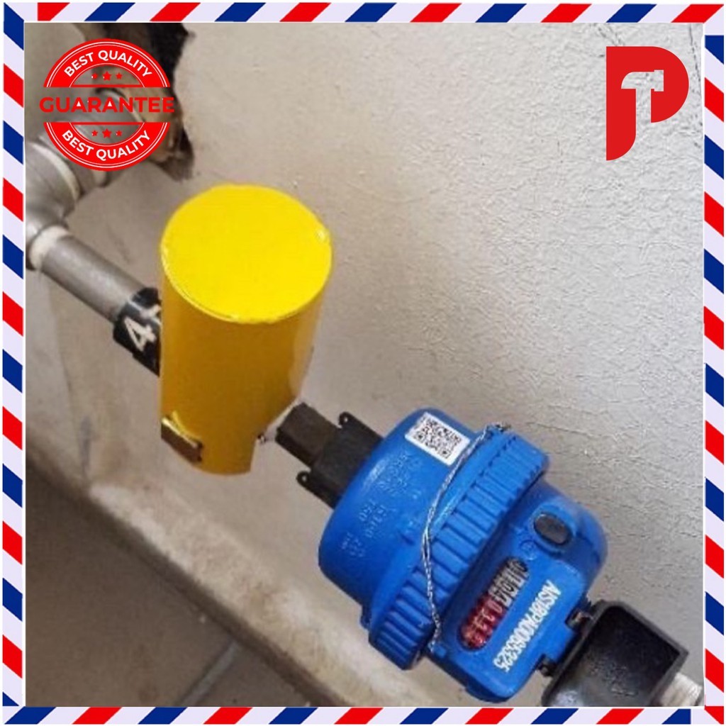 ♞Water Tap Meter Lock Cover Metal Yellow Anti-Theft Cover | Shopee ...