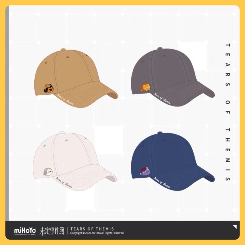 [ON HAND] Tears of Themis Official Zoo Mascot Collectible Baseball Cap ...