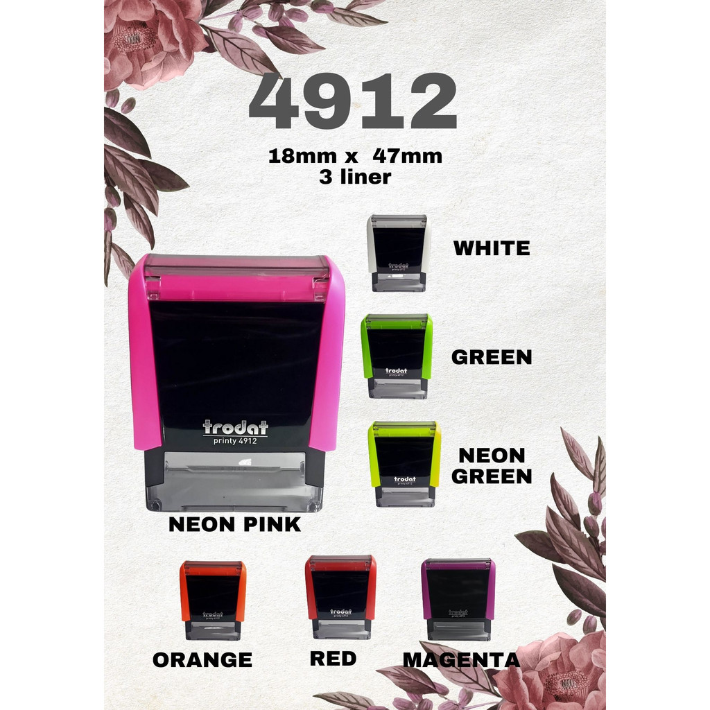 4912 self inking stamp | Shopee Philippines