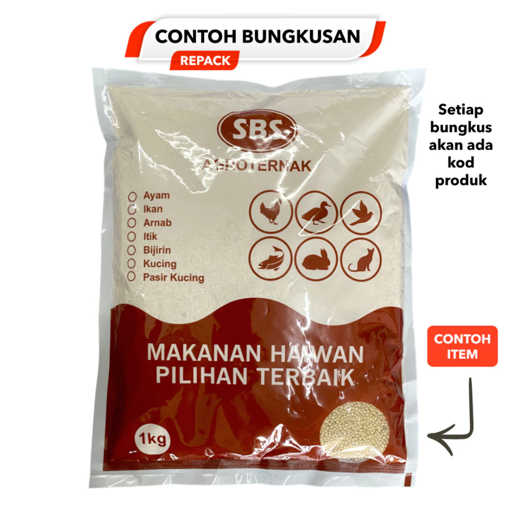 [1KG] [REPACK] PKP JOHOR FORMULA FOOD DEDAK LEMBU SIWA BROTHERS DEDAK ...