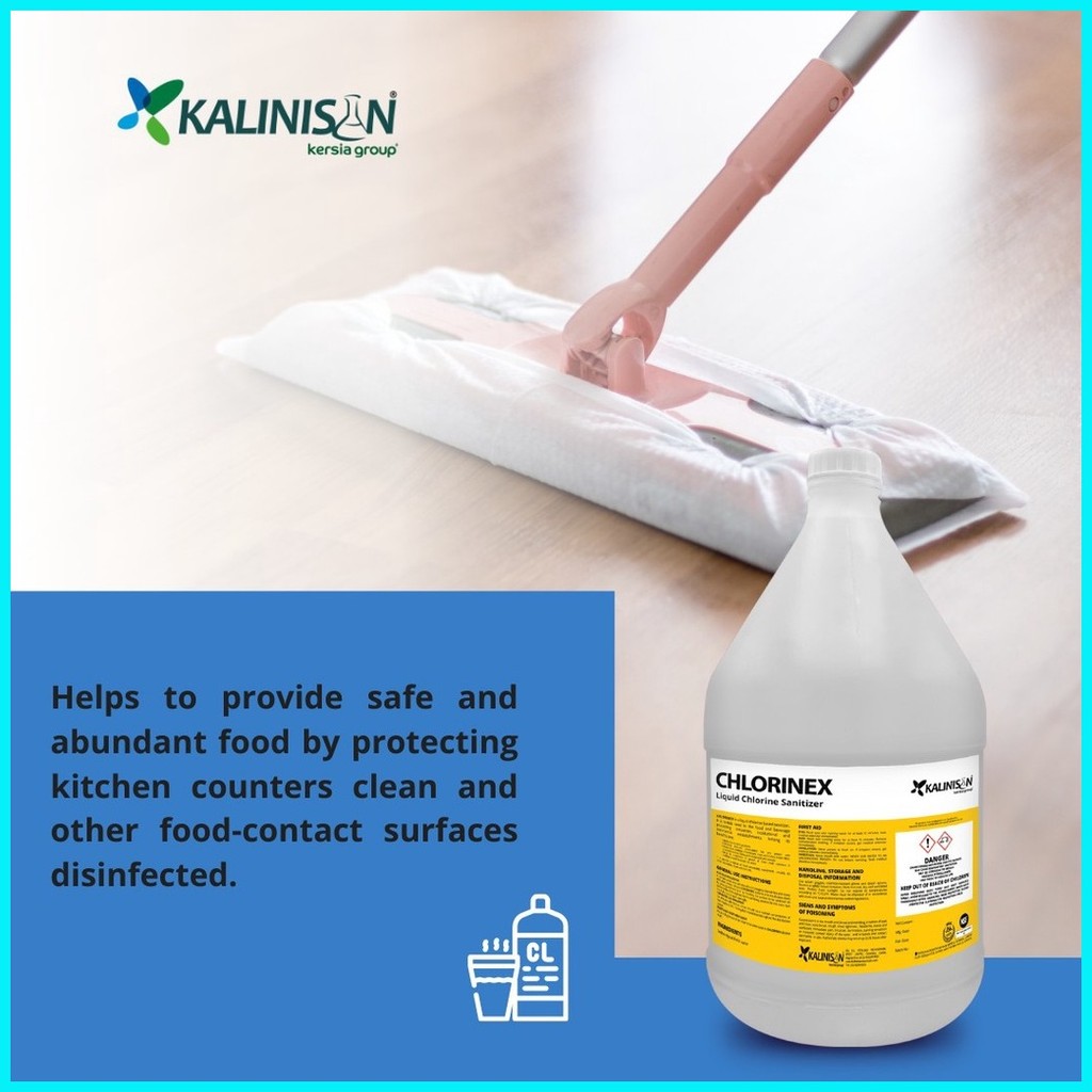 Chlorinex Liquid Chlorine Sanitizer Disinfectant Solution Sodium ...
