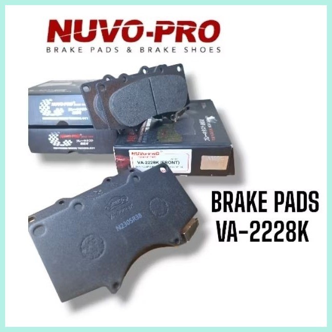 Nuvo Pro Brake Pad VA-2228K ( Front ) Suitable for Toyota Fortuner 16 ...