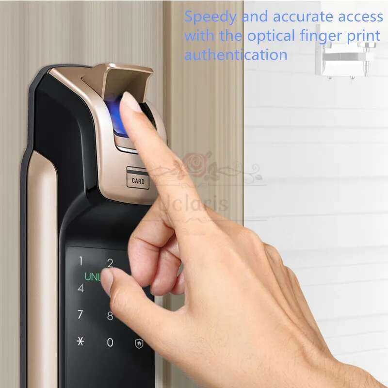 Smart Samsung Digital Fingerprint Lock Shp-Dp728 Home Automatic Push ...