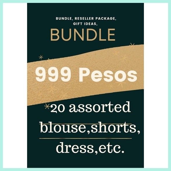 999 Pesos BUNDLE | CHRISTMAS BUNDLE PACKAGE (20 pcs Assorted items ...