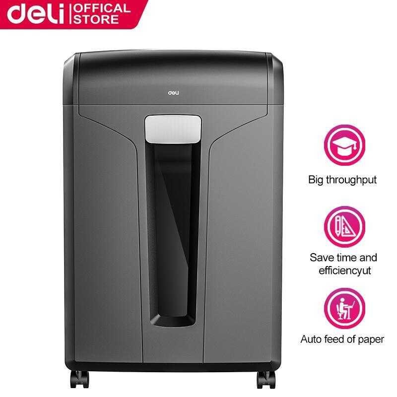Deli Paper Shredder Machine Automatic Heavy Duty Cutter E14400 6D8 ...