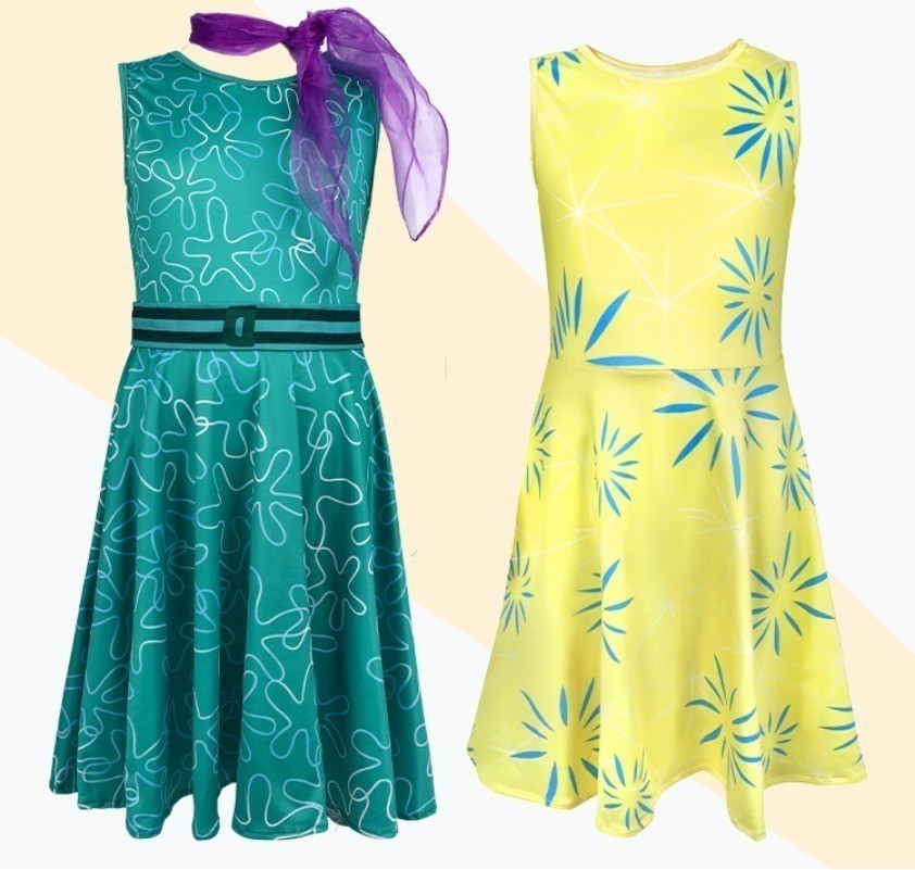 Inside Out 2 Costume for Kids Girl Boys 2-12year Halloween Cosplay ...