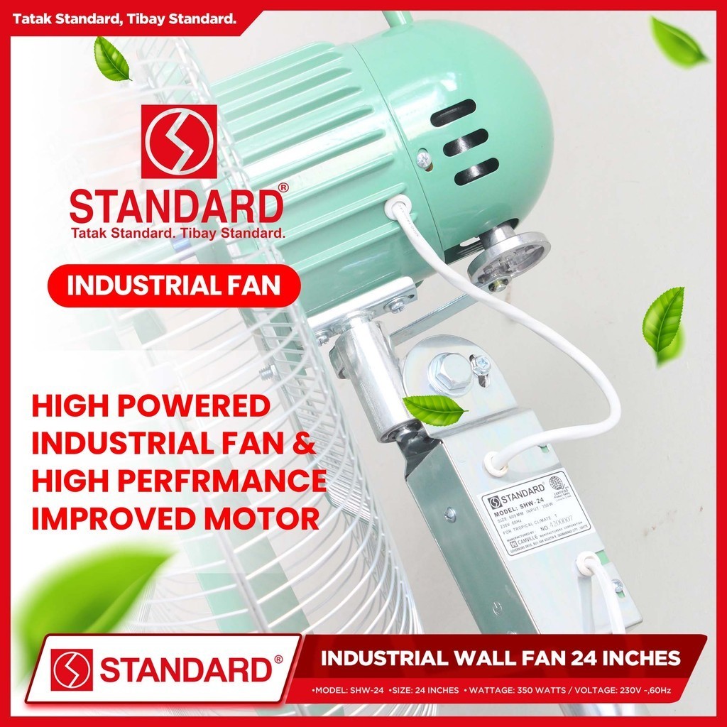 Standard Heavy Duty Industrial Wall Fan 24 Inches 350W | Shopee Philippines