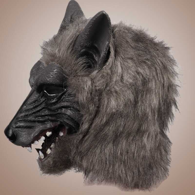 Anime Adult Animal Wolf Realistic Cosplay Mask Halloween Costumes ...