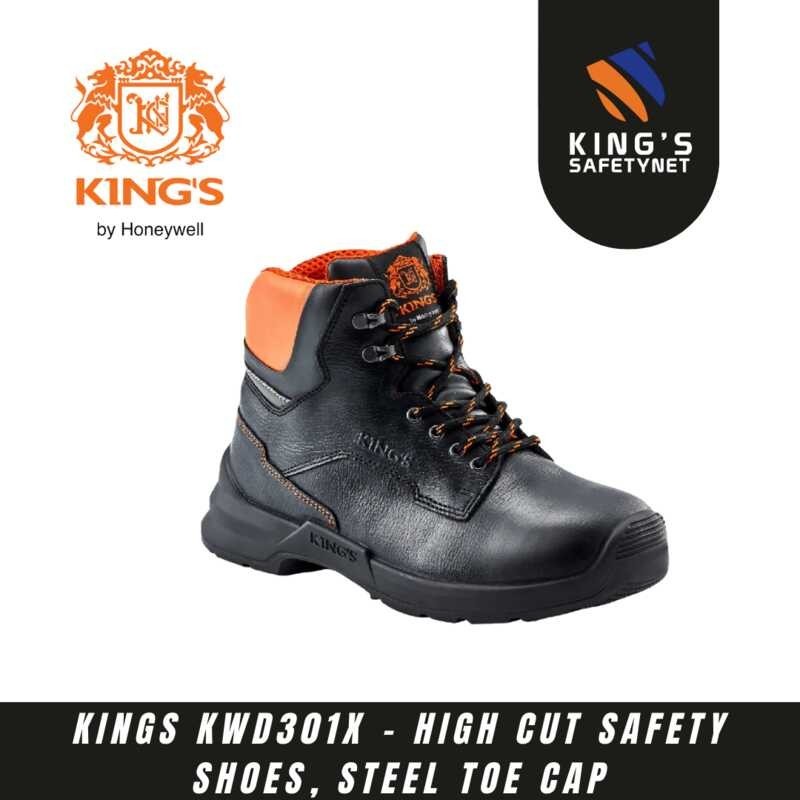Kwd301 KING – High Cut Safety Shoes, STEEL Toe Cap | Shopee Philippines