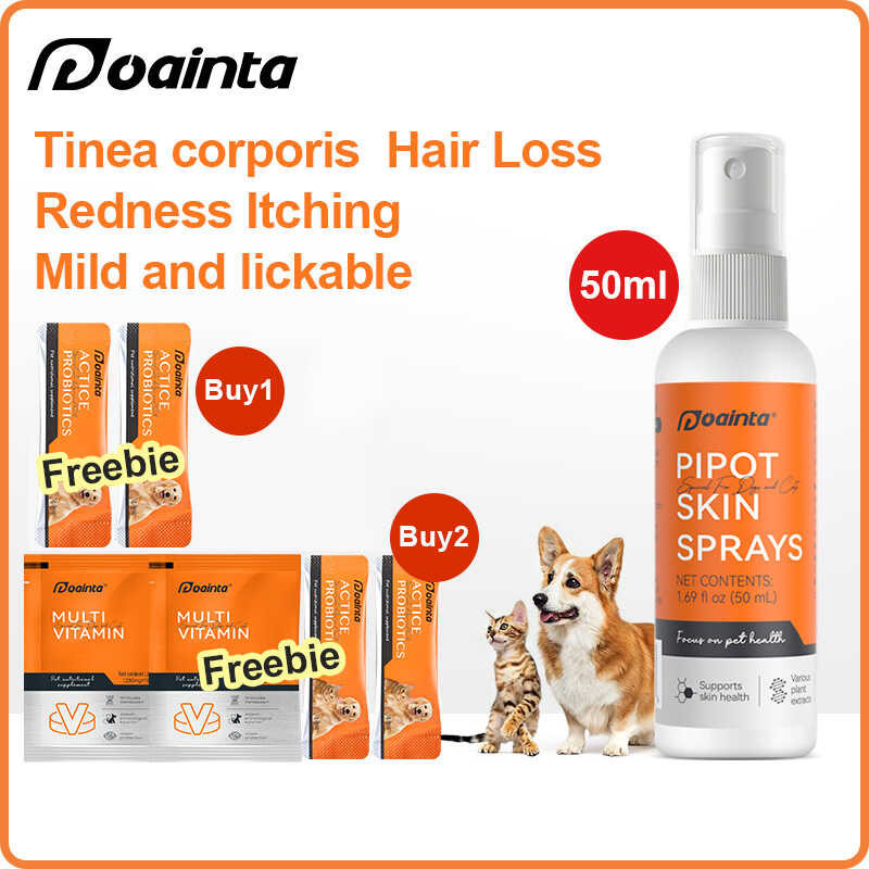 HLL [Local Delivery] PUAINTA Pipot Spray for Dogs & Cats Skin Treatment ...