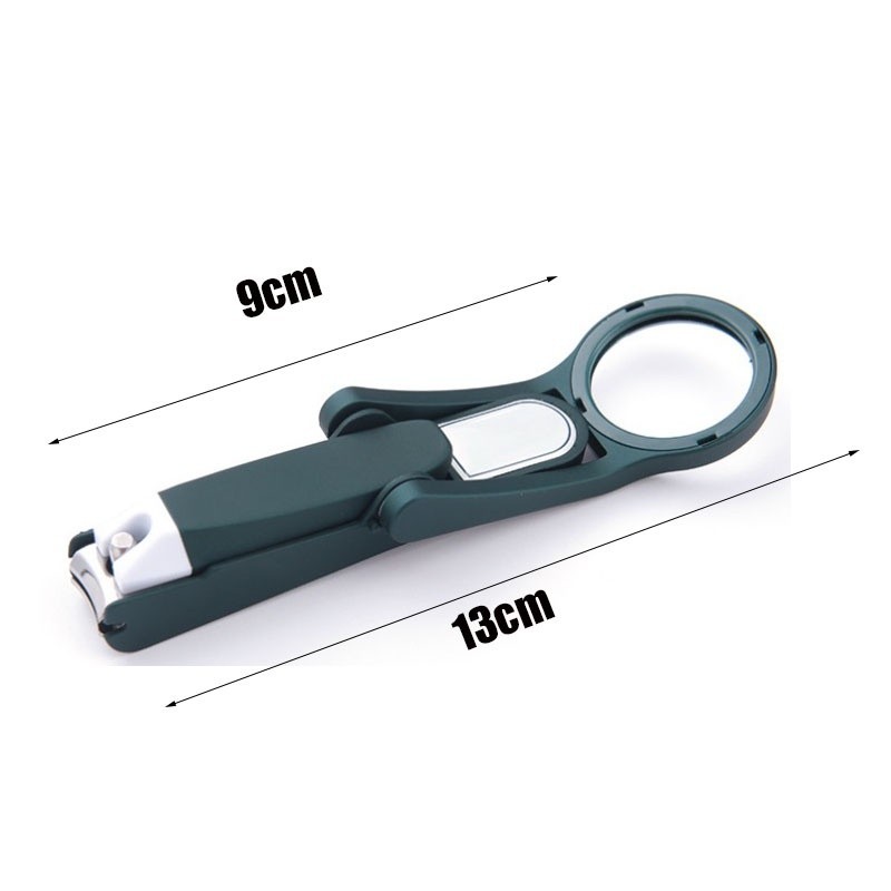 COD Nail Clipper with Magnifying Glass for The Elderly Practical Anti ...