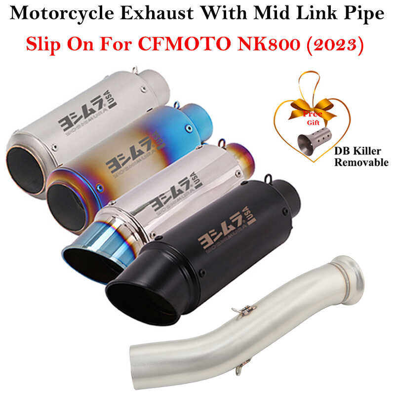 Para sa CFMOTO 800NK NK 800 2023 Motorcycle Exhaust Modify Connecting ...