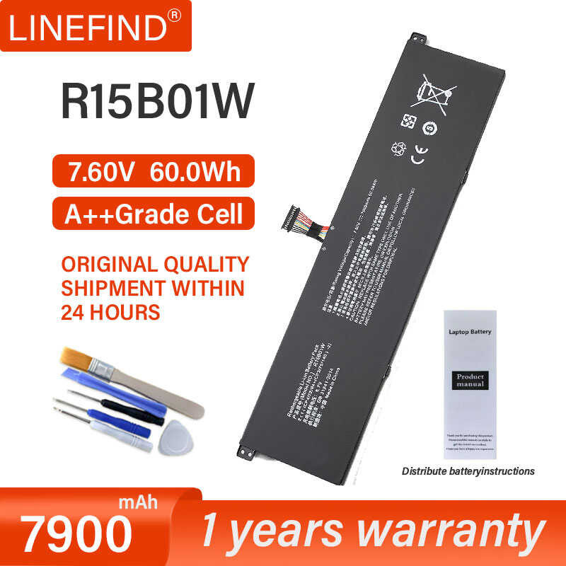 Free Tm1701 Xiaomi Pro Series 7.6V 15.6" 7900Mah R15b01w Battery 60 ...