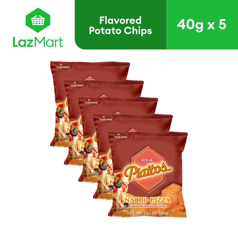 Piattos Nacho Pizza 40g - Paket ng 5s | Shopee Philippines