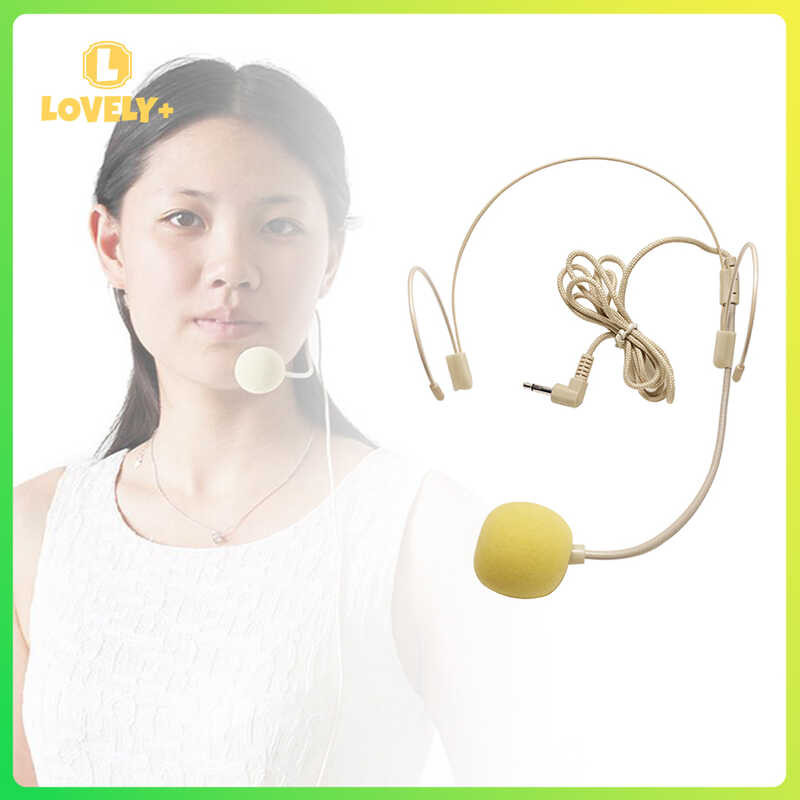 3.5 mm Mic para sa Teacher Professional Ear Hook Wired Headset ...