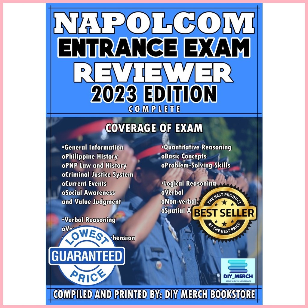 ஐ ♠ ♞,♘,♙NAPOLCOM ENTRANCE EXAM REVIEWER 2023 edition | Shopee Philippines