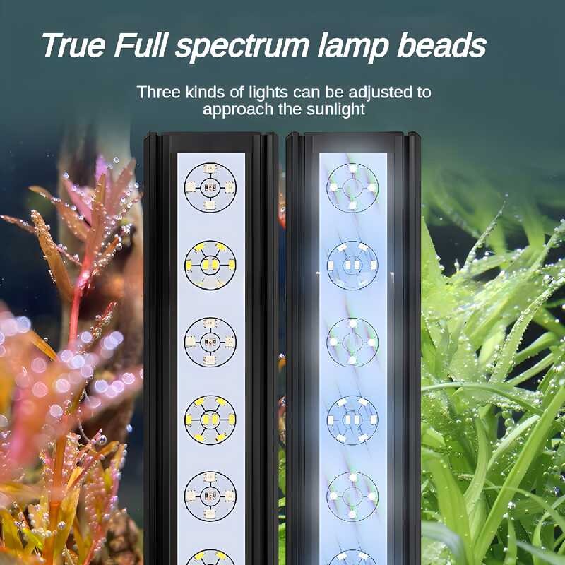 Fish Water Plant Full Spectrum Algae Explosion LED Waterproof Splash ...