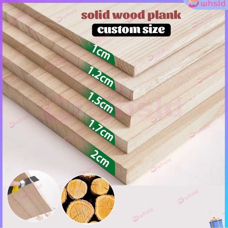 Wood Board Customization Solid Boards Handmade Model Material Paulownia ...