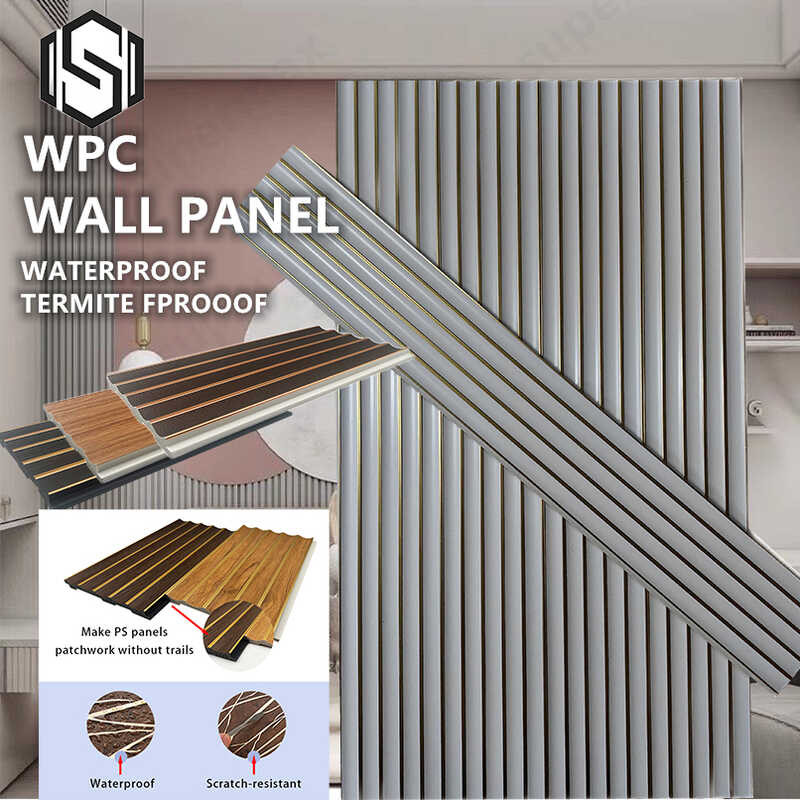 Supermax Simple Style Waterproof Board PVC Grille Panel Modern 3D Solid ...