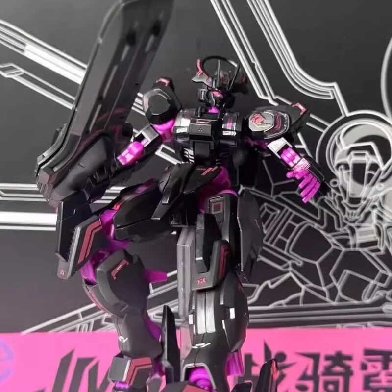 B JMS HG 1/144 Schwarzette Neon Purple Kit Assembly Action Figures ...