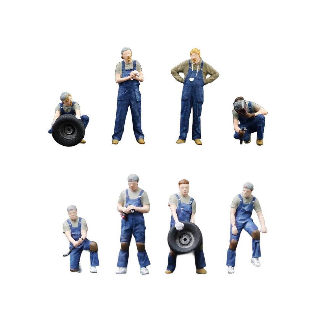 1/64 Miniature People Figures, Figurines, Crafts,Garage Scenes Hand ...