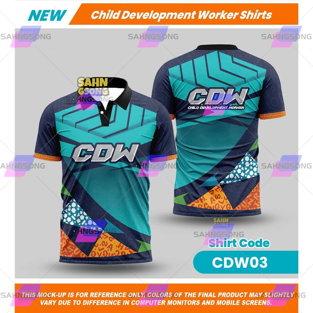 【READY STOCK】 2024 CDW children development workers Full Sublimation ...