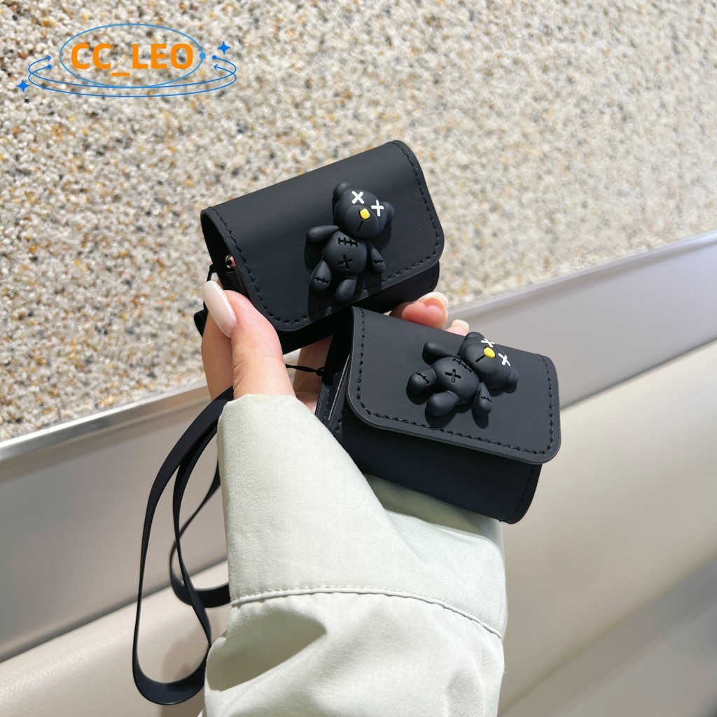 For Baseus AirGo AS01 Case Cartoon Bear Baseus Bowie E10 / E11 / M2s ...