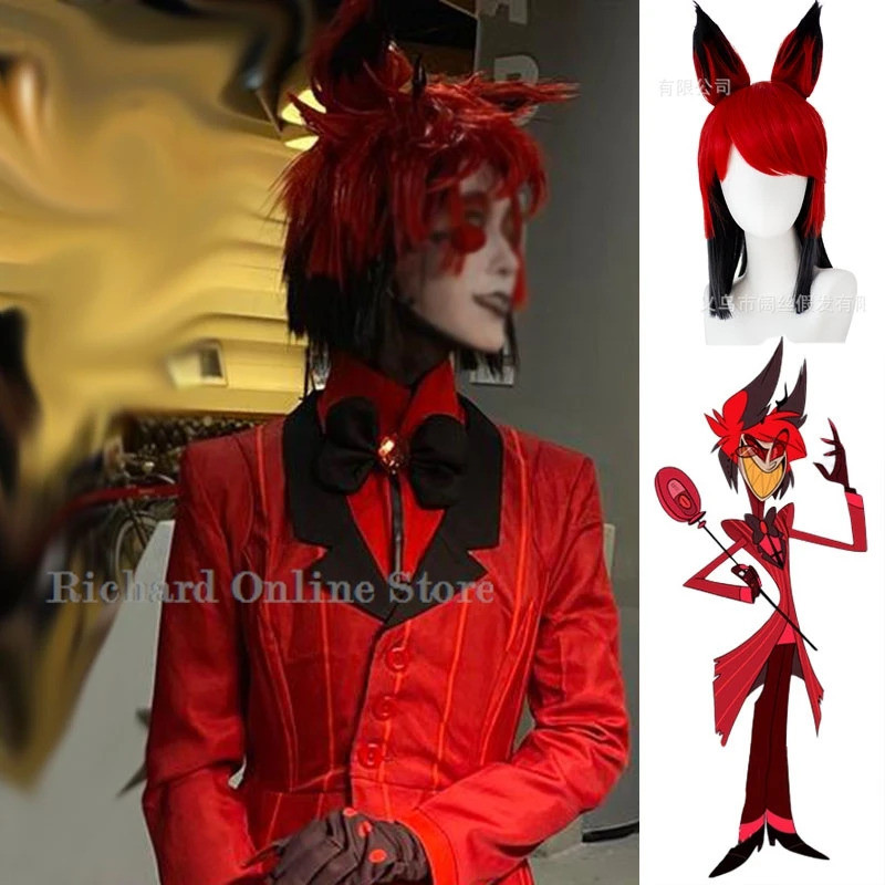 § Anime Cosplay ALASTOR Uniform Suit Outfit Halloween Carnival Costume ...